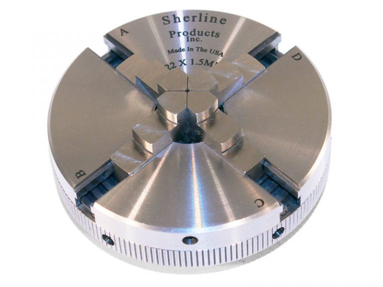 3.1" 4-Jaw Chuck - ER-16 - Sherline Products