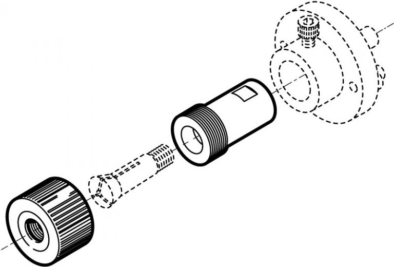 WW Collet to 5/8" Adapter - Sherline Products