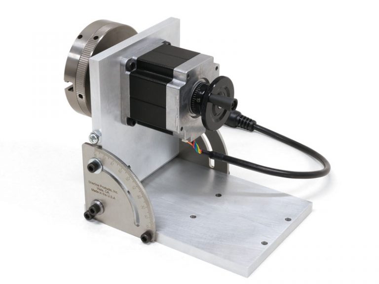 Laser Tilting Angle Table with Stepper Motor - Sherline Products