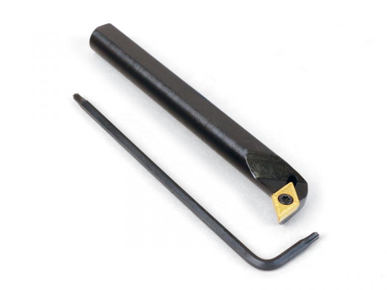 Carbide Insert LH 55° 3/8" Boring Bar w/2 Flats - Sherline Products