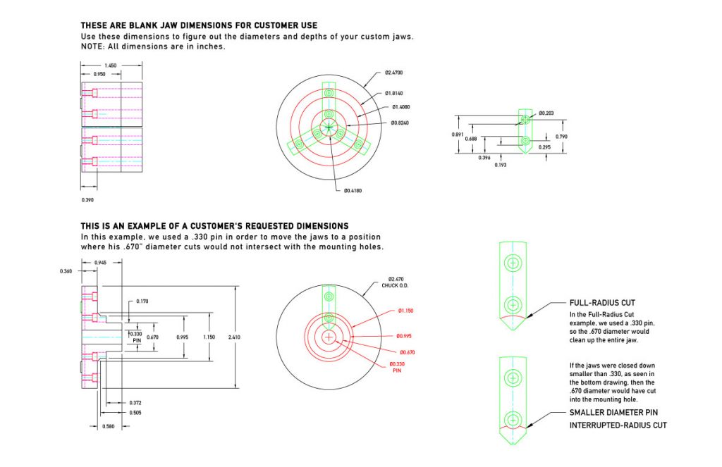 Interchangeable Jaws - Sherline Products